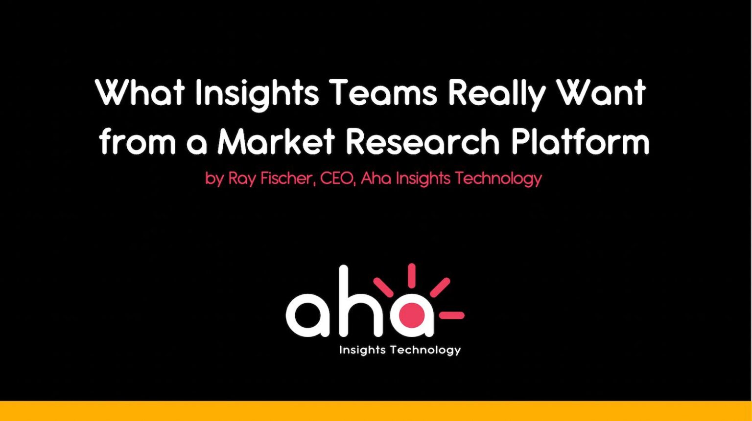 What Insights Teams Really Want from a Market Research Platform: Freedom. Flexibility. Creative ...